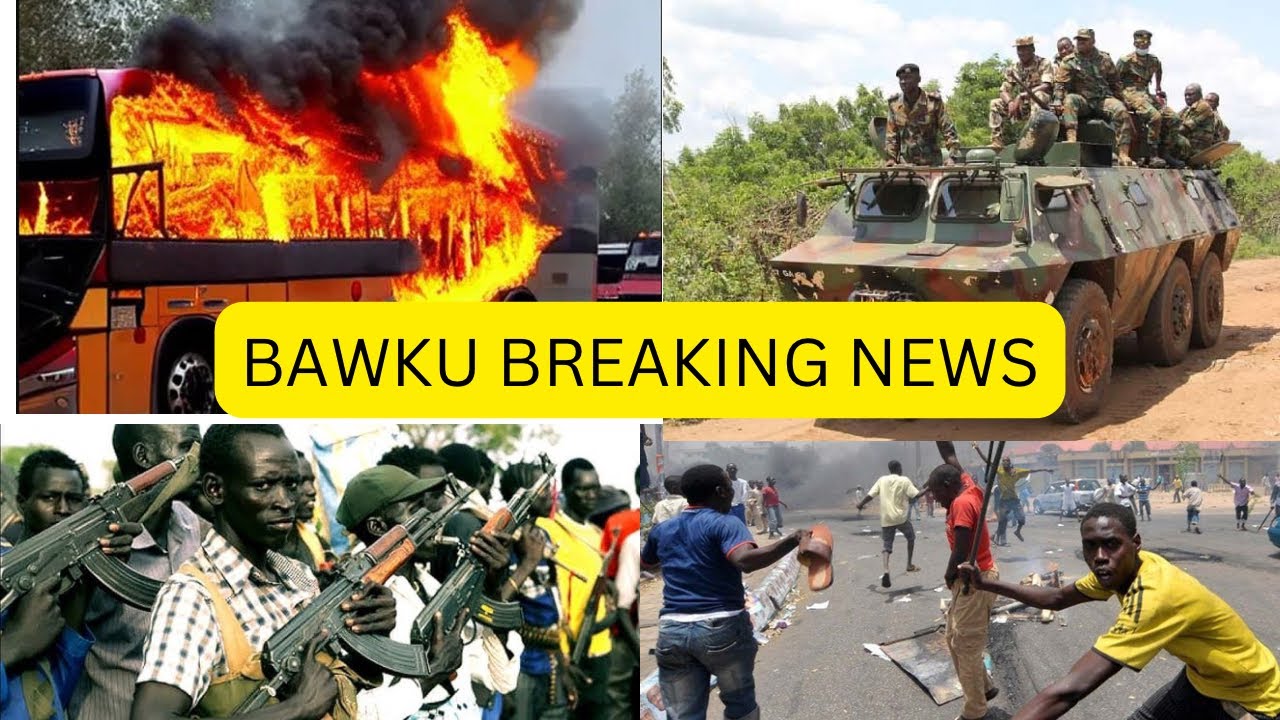 WATCH VIDEO: Breaking News🚨BAWKU wár, Several dëãd bürñíńg buses ...