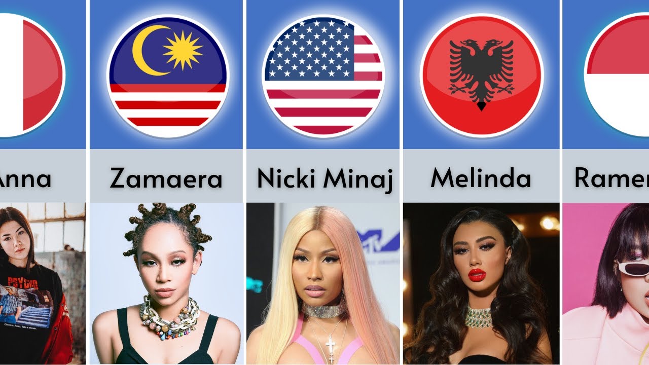 Female Rappers From Different Countries - YouTube