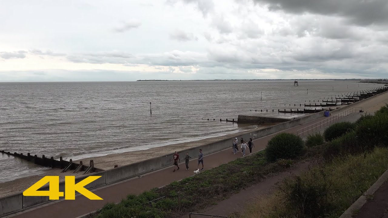 Dovercourt, Harwich Walk: Town Centre & Beach【4K】 - YouTube
