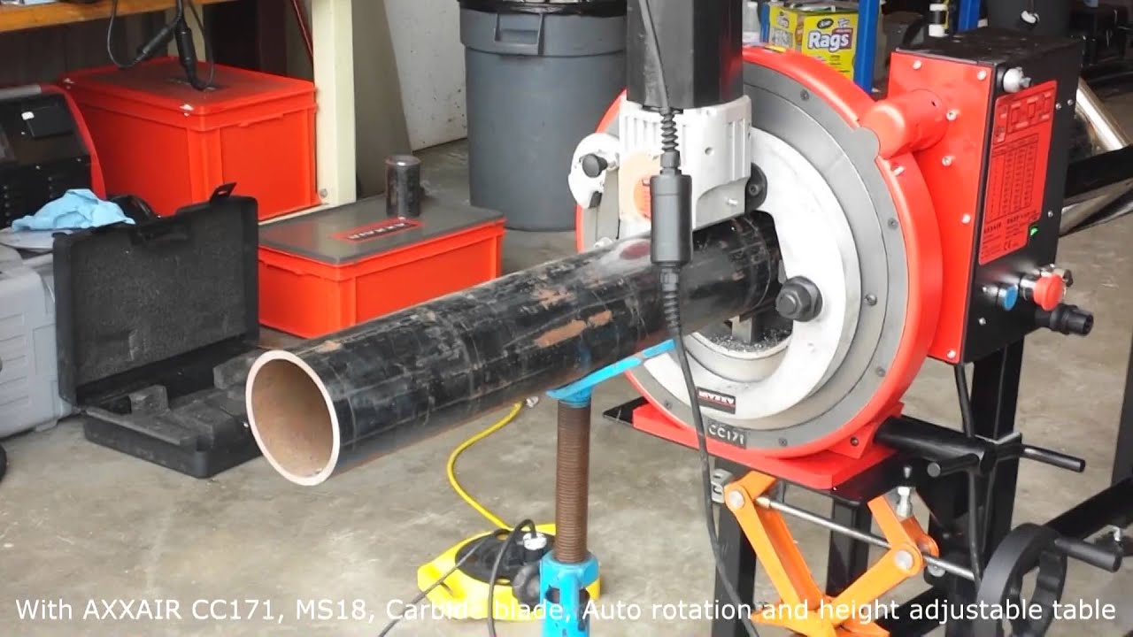 4.5 inches OD sch 40 Carbon Steel pipe 4 feet long - YouTube