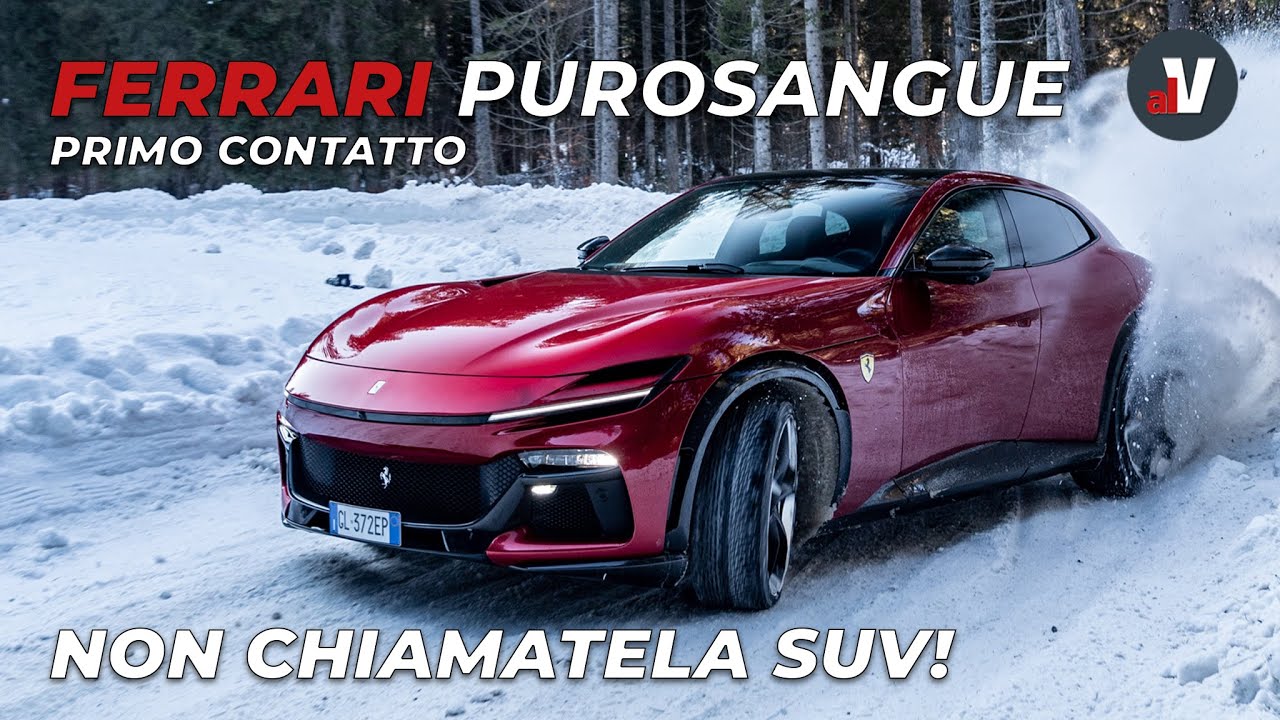 Ferrari Purosangue: quattro posti molto veloci • Primo Contatto - YouTube