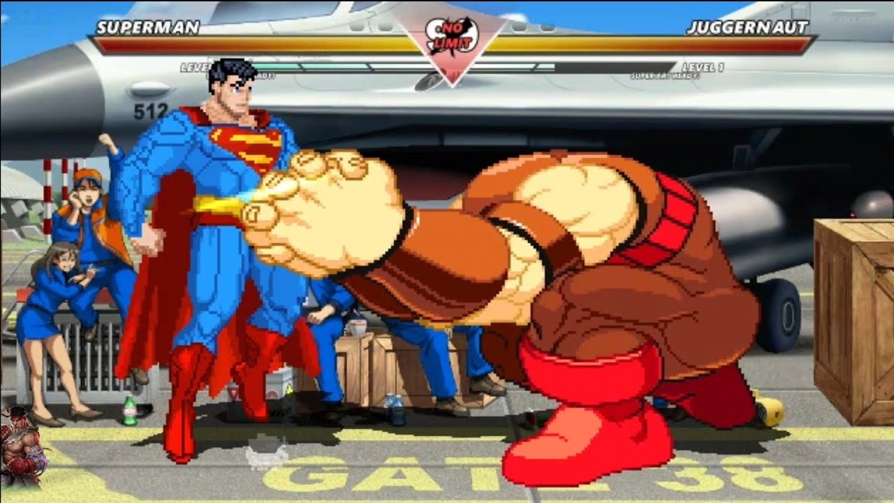 Superman vs Juggernaut - High level insane fight ! - YouTube