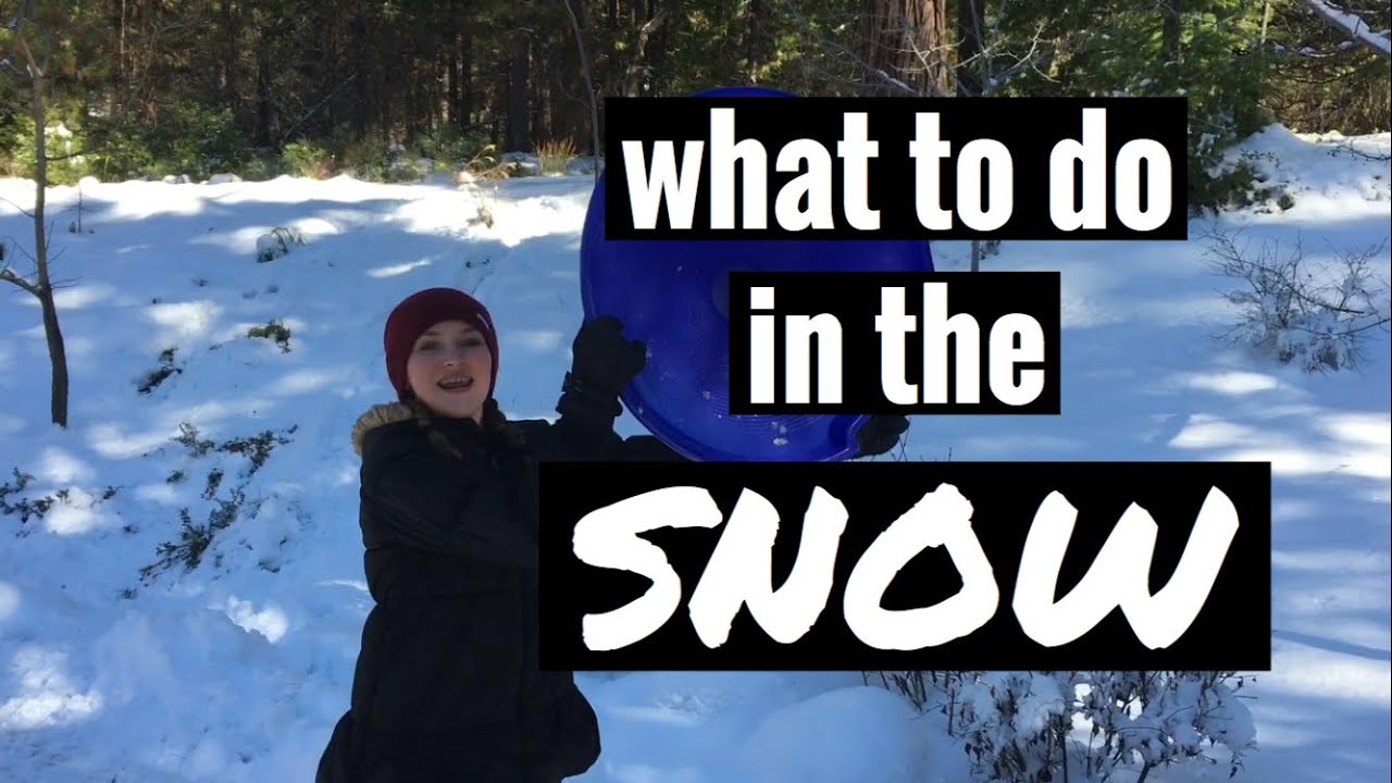 WHAT TO DO IN THE SNOW | lily jane - YouTube