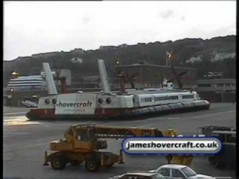 Dover to Calais SRN4 Hoverspeed Hovercraft Last Day Flights 2/4 (Princess Anne, Princess ...