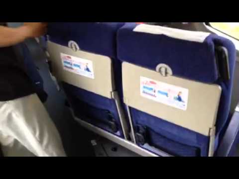 Japanese train reversible seat - YouTube