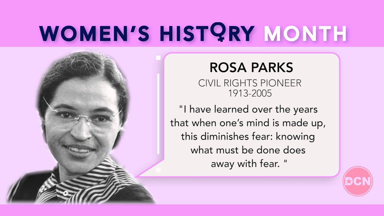 Women's History Month Video Profile: Rosa Parks - YouTube