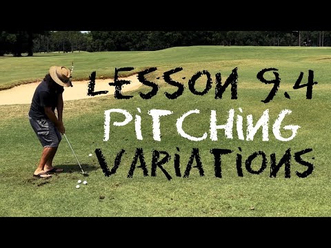Wizard Golf Instruction Lesson 9.4 Pitching Variations - YouTube
