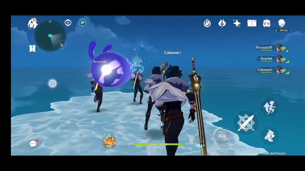 4 idiots ice-bridge their way to Inazuma - YouTube