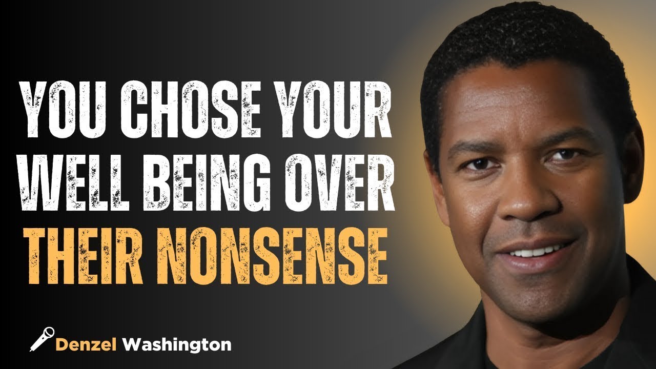 you chose your well being over their nonsense#motivation #inspiration # ...