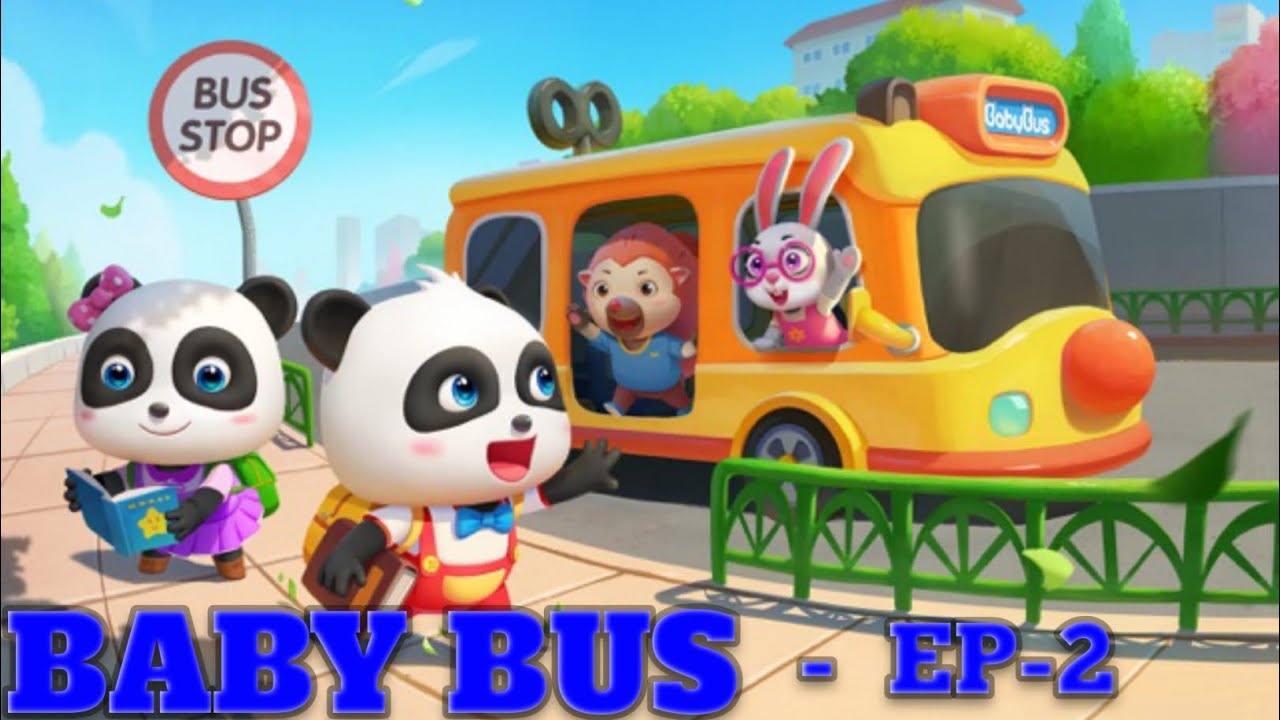 Baby School Bus / Ep-2 | kids animation,kids cartoon,kids entertainment ...