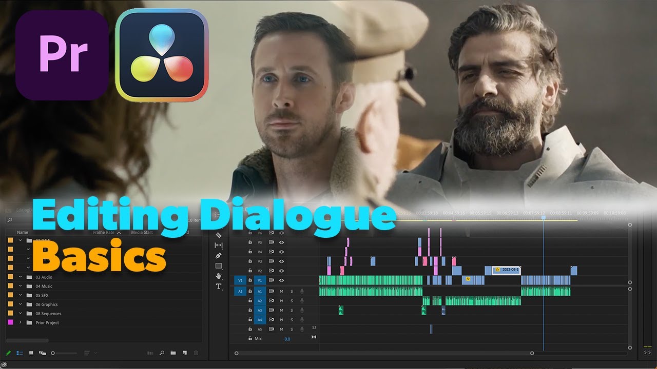 How to EDIT DIALOGUE Basics | Premiere Pro and Davinci Resolve 18 - YouTube