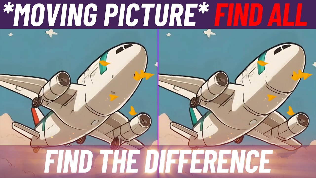 Find the difference-Banana,Pikachu,Sky[Spot the difference] #moving #틀린그림찾기 #まちがいさがし - YouTube