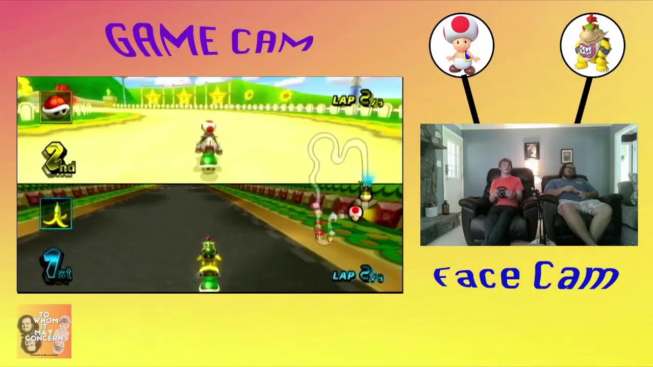 The Mario Kart Wii Tournament (Will Vs Stephen) Round 2 (STREAM 2 ...