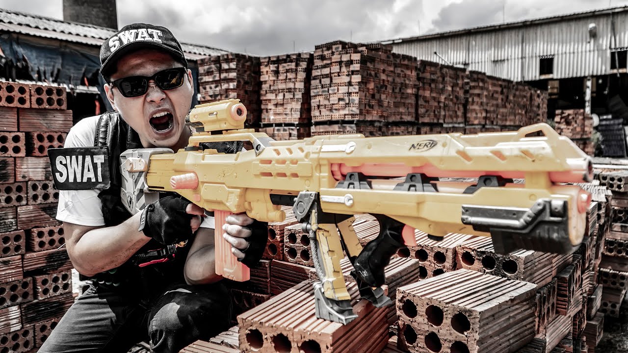 LTT Game Nerf War : The Expendables Warriors SEAL X Nerf Guns Fight Mr ...