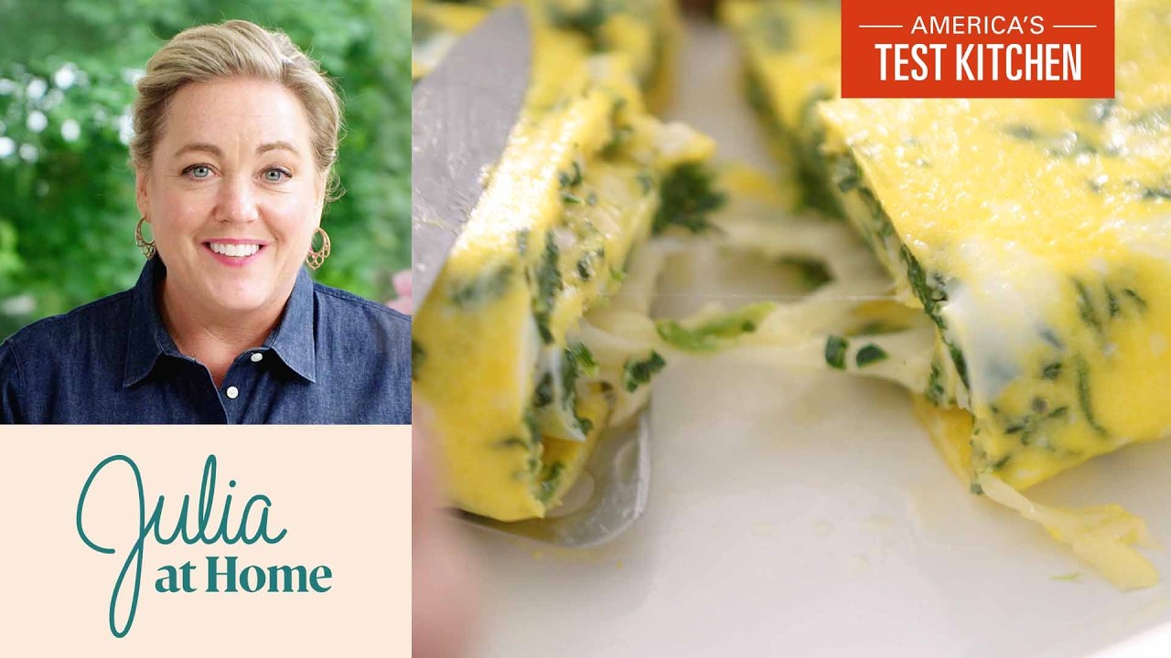 An Outrageously Good Brunch Dish: Cheesy Egg Roulade | Julia At Home ...