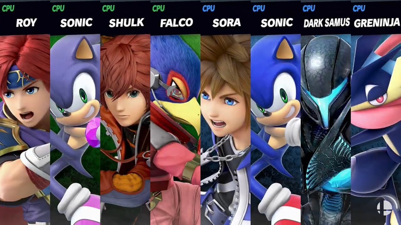 Super Smash Bros. Ultimate - TMNT vs. Blue Fighters - YouTube