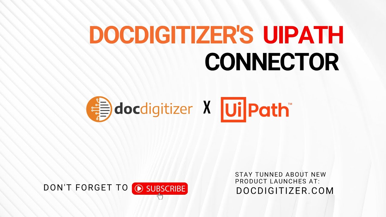 UiPath Connector by DocDigitizer - YouTube