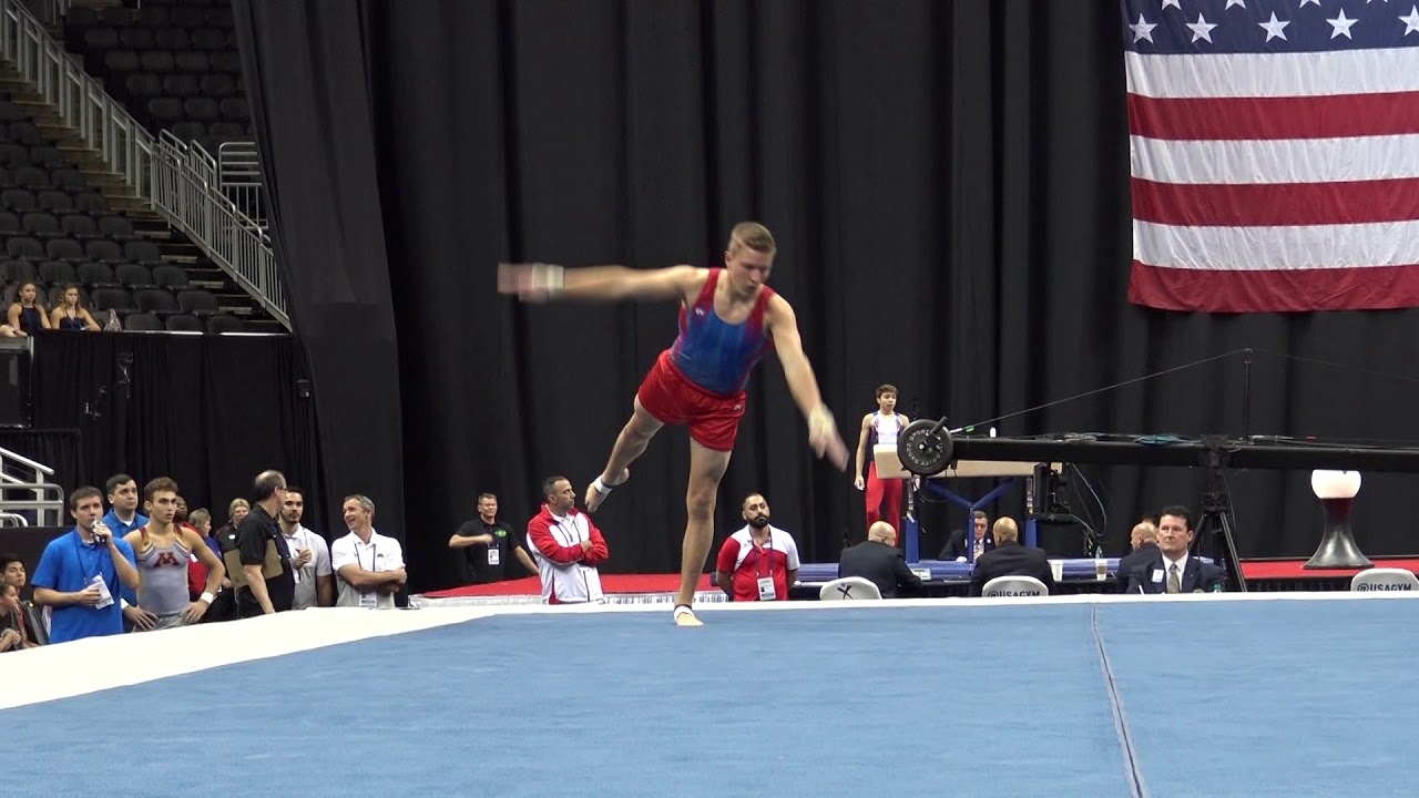 Steven Lukasik – Floor Exercise – 2019 U.S. Gymnastics Championships ...