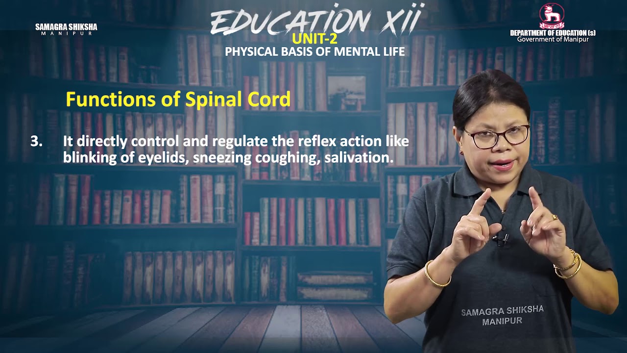 Class XII Education Chapter 2: Physical Basis of Mental Life (Part 2 of ...