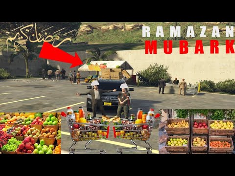 RAMADAN GROCERY SHOPPING 🛒 | GTA 5 MODS - YouTube