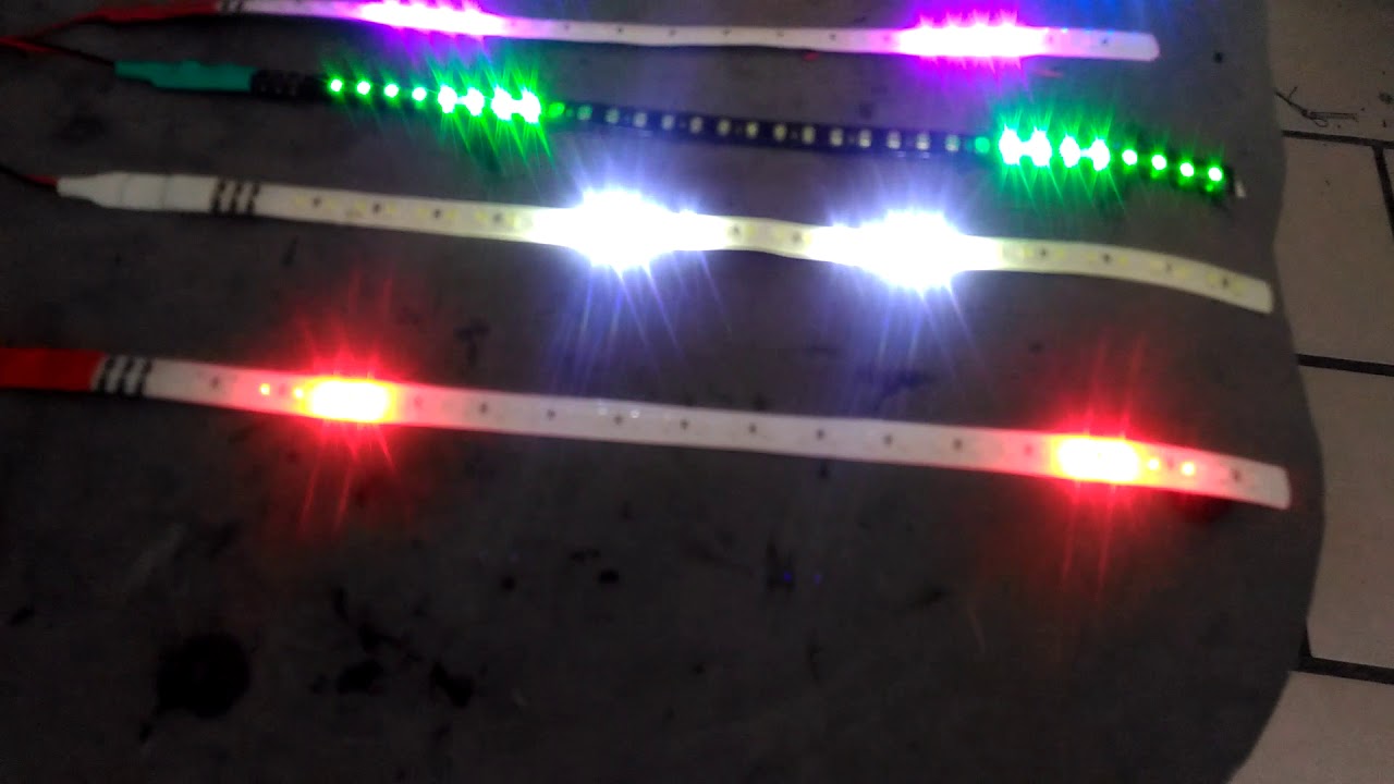 LED CON EFECTOS TIPO EL AUTO INCREIBLE - YouTube