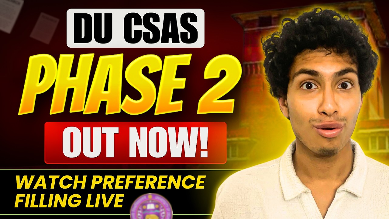 OFFICIAL! CSAS PHASE 2 LIVE NOW! Make Your PREFERENCE LIST NOW 🎉 - YouTube