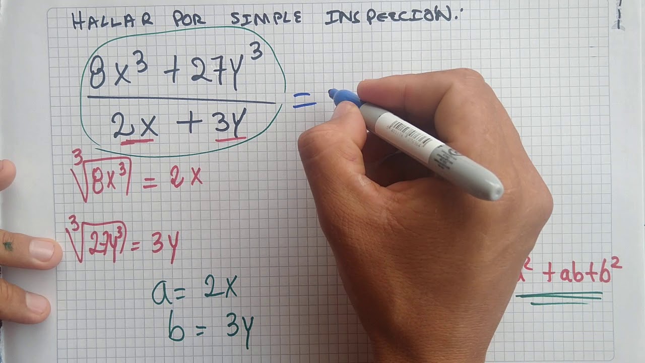 Cociente notable. Álgebra - YouTube
