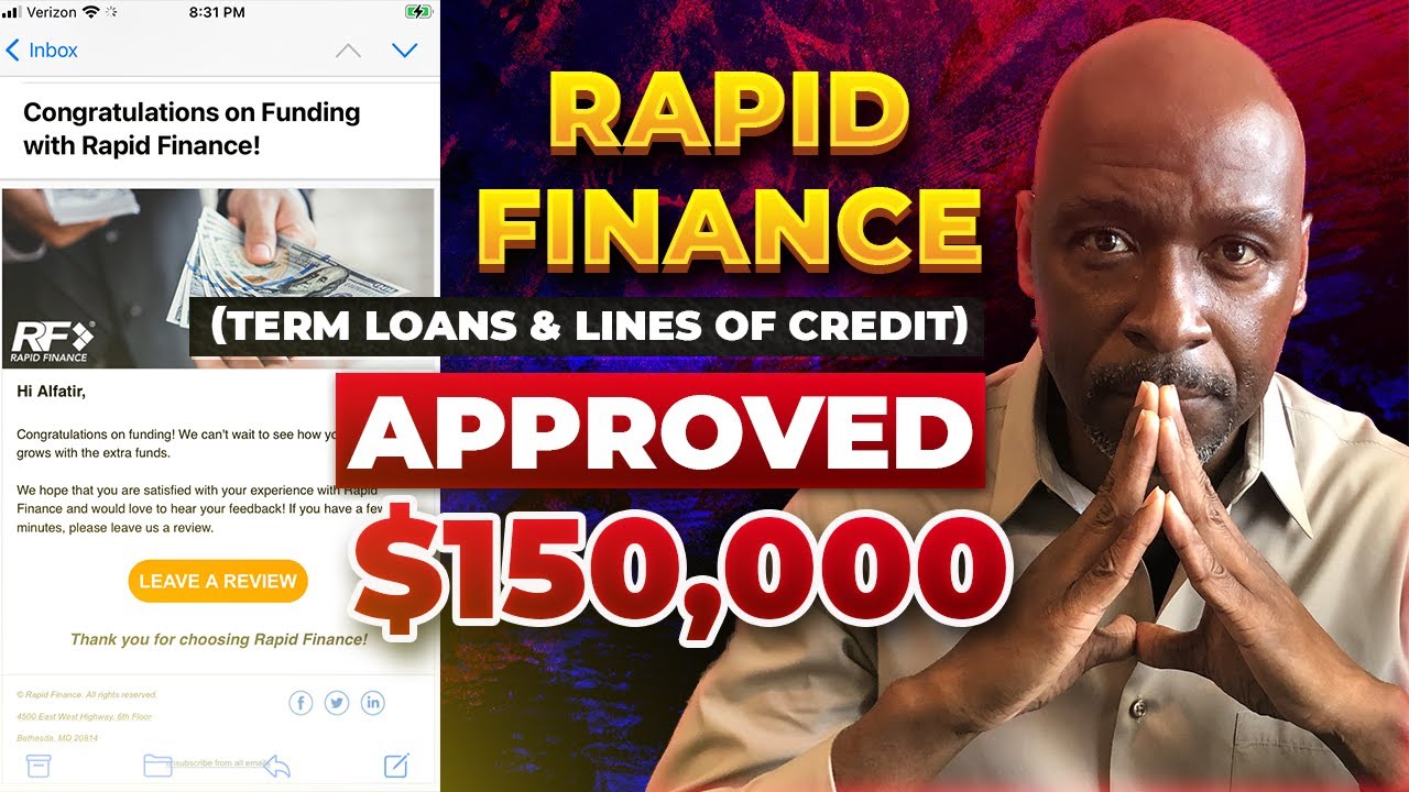 How To Qualify For a Rapid Finance Term Loan || Best Way To Get Line Of ...