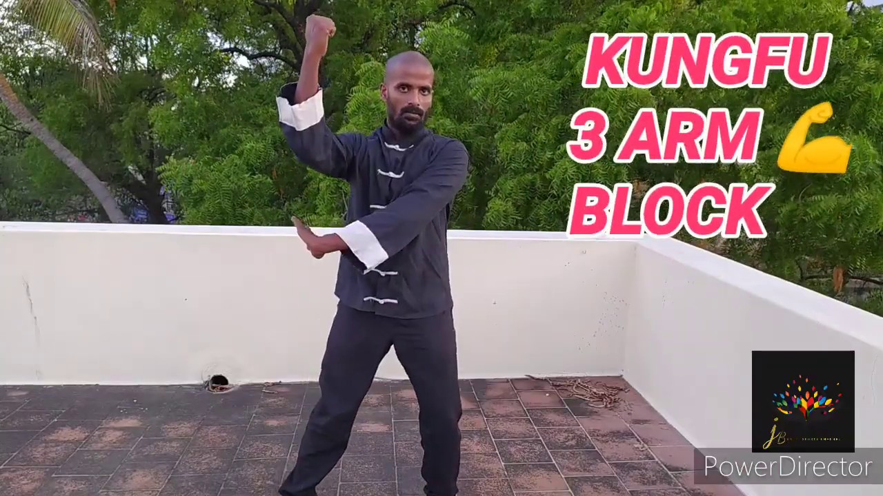 KUNG FU LESSON-3 BASIC 3 ARM BLOCKS/ COACH JB - YouTube