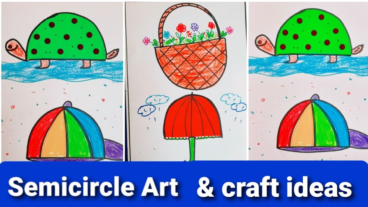 Semicircle Art Craft Ideas Easy Simple Craft Activities semicircle-art-craft-ideas-easy-simple-craft-activities