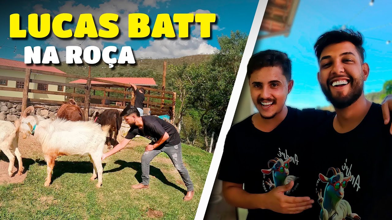 O LUCAS BATT VEIO NA ROÇA DO UAI // experiencia única, acho que ele ...