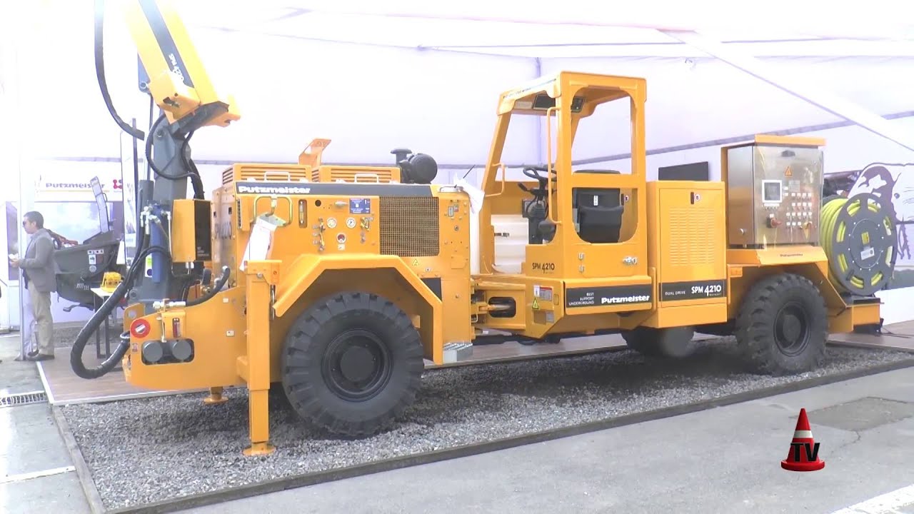 Putzmeister SPM4210 Shotcrete Underground - BEKA - Expomin 2016 ...