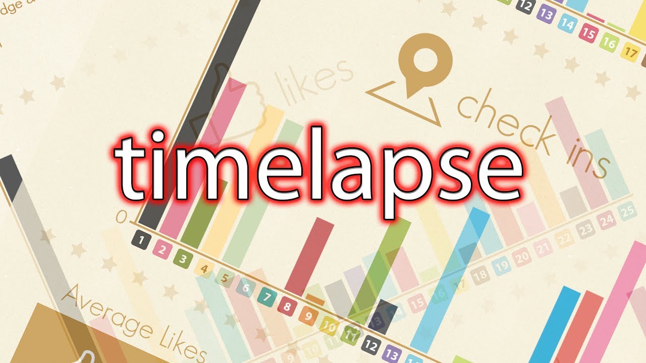 timelapse video of an infographic design - YouTube