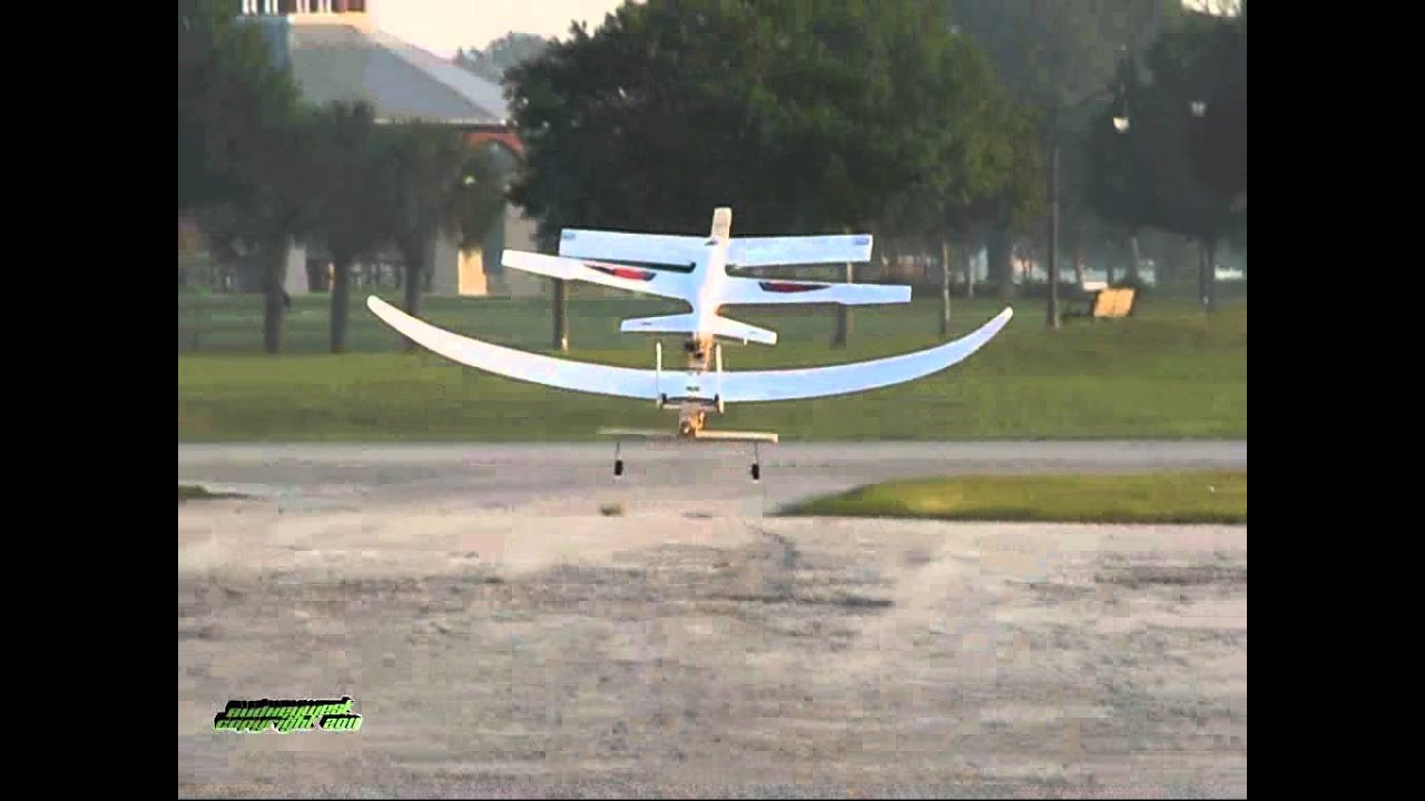 RC Canard with Glider Piggyback - Crash - YouTube