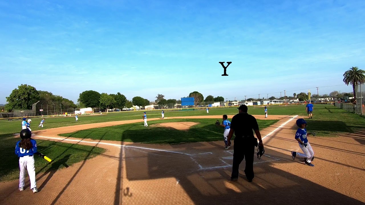 MRLL AAA Dodgers vs Whittier Royals 04 05 18 Home plate part 1 - YouTube