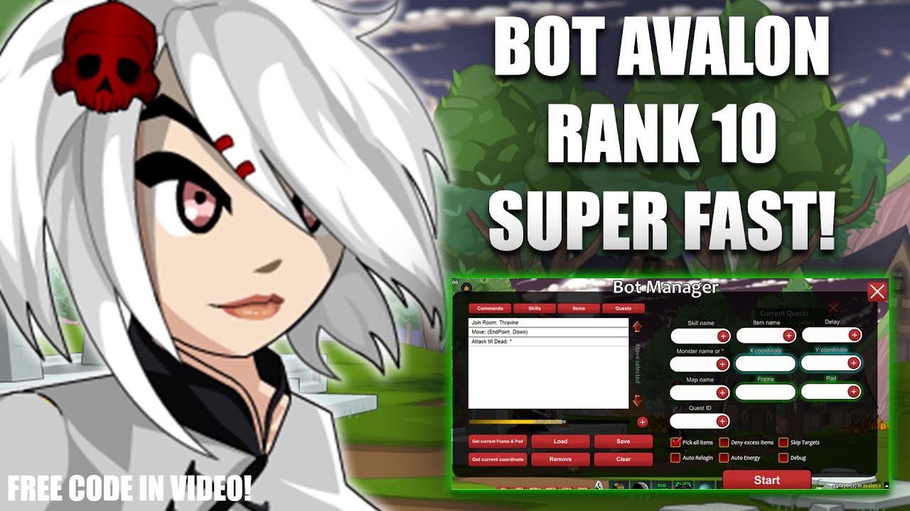 ‹BOT› AVALON REPUTATION (RANK 10 SUPER FAST) - REDHERO AQW - YouTube