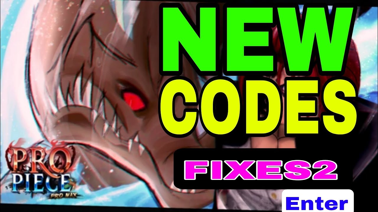 Pro Piece Pro Max Codes (DECEMBER 2024) | Roblox Pro Piece Pro Max ...