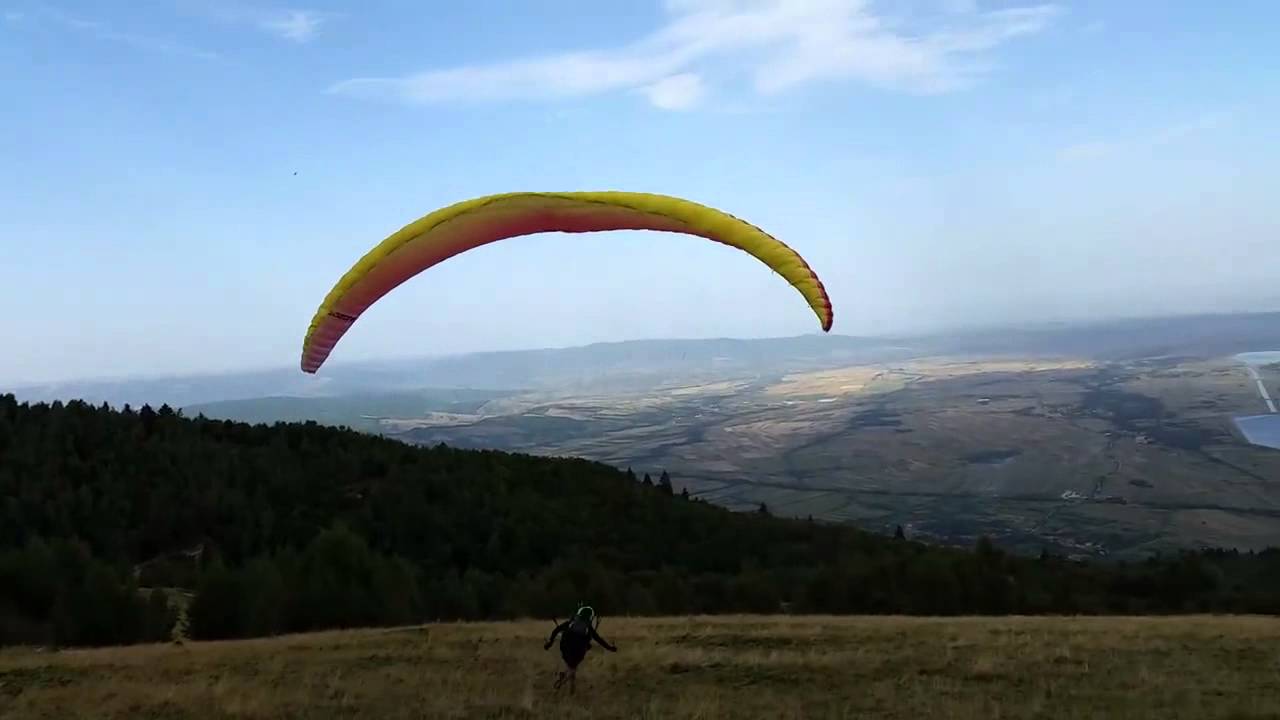 Paragliding take off Fail - YouTube