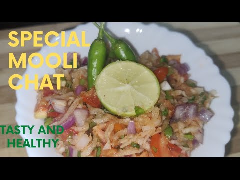 Special mooli chat recipe/ Mooli ki Bhurji chat recipe/ Mooli lacha ...