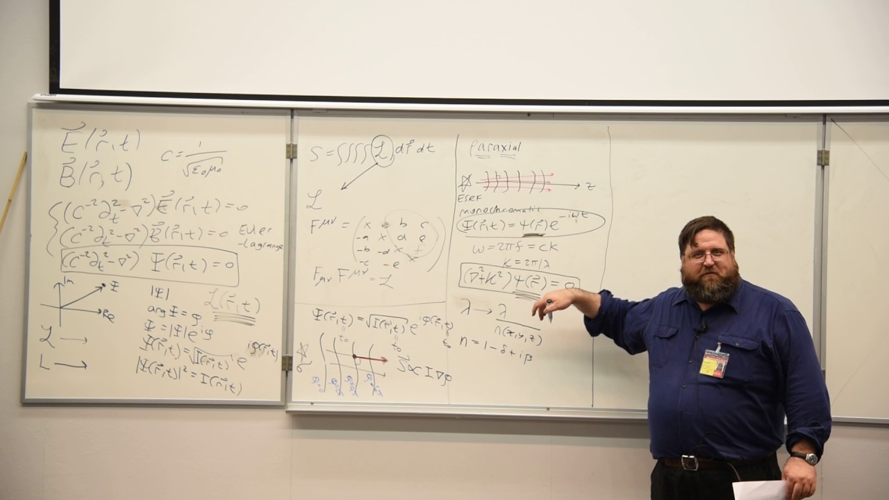PART 2 David Paganin's lecture on X-ray Phase Contrast Imaging - YouTube