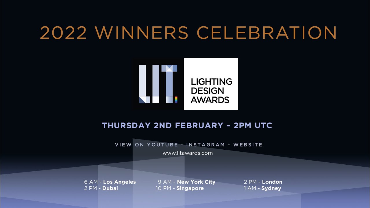 LIT LIGHTING DESIGN AWARDS 2022 - Winners Celebration - YouTube