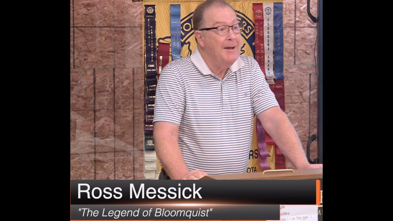 Ross Messick - "The Legend of Bloomquist" - YouTube