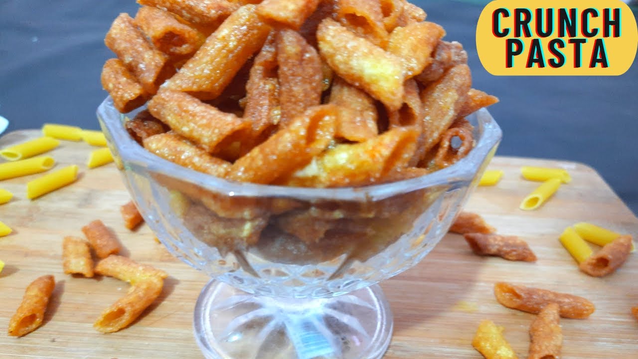 Crispy Pasta Snacks |Easy Pasta Recipe|Crunchy Pasta Recipe| - YouTube