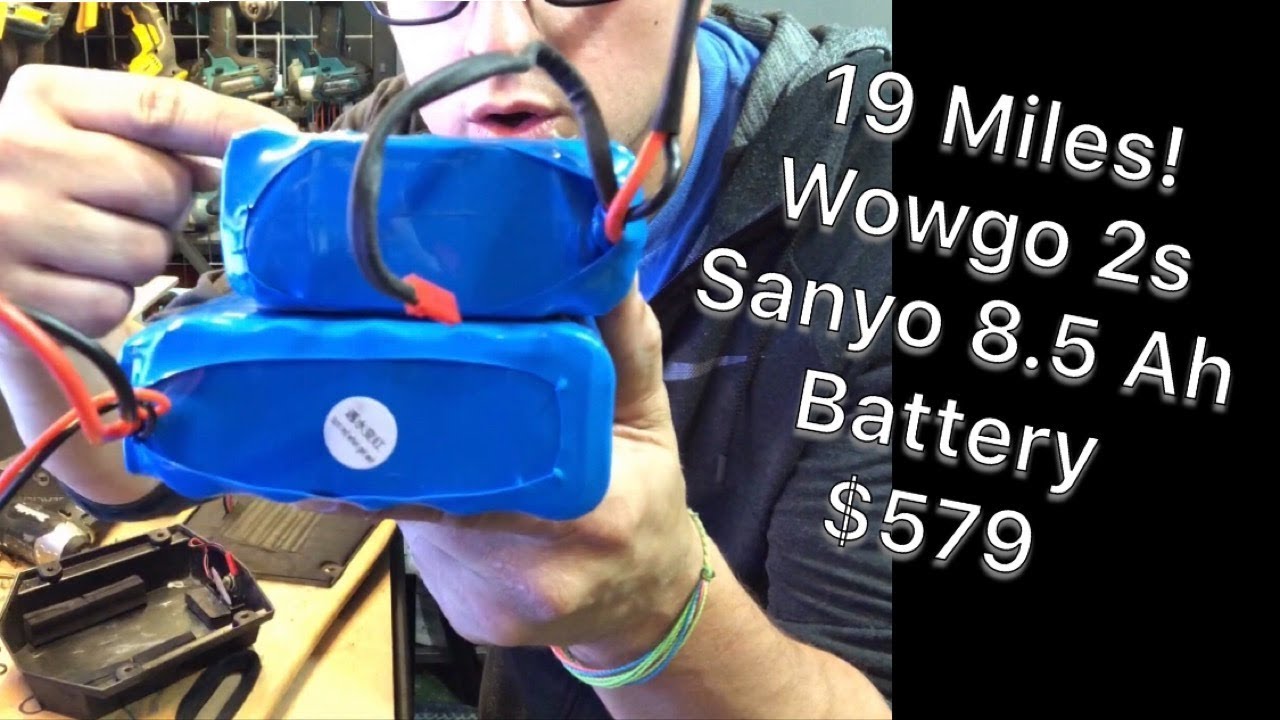 19 Mile Range Wowgo 2s (Extended Battery Upgrade) 2018 - YouTube