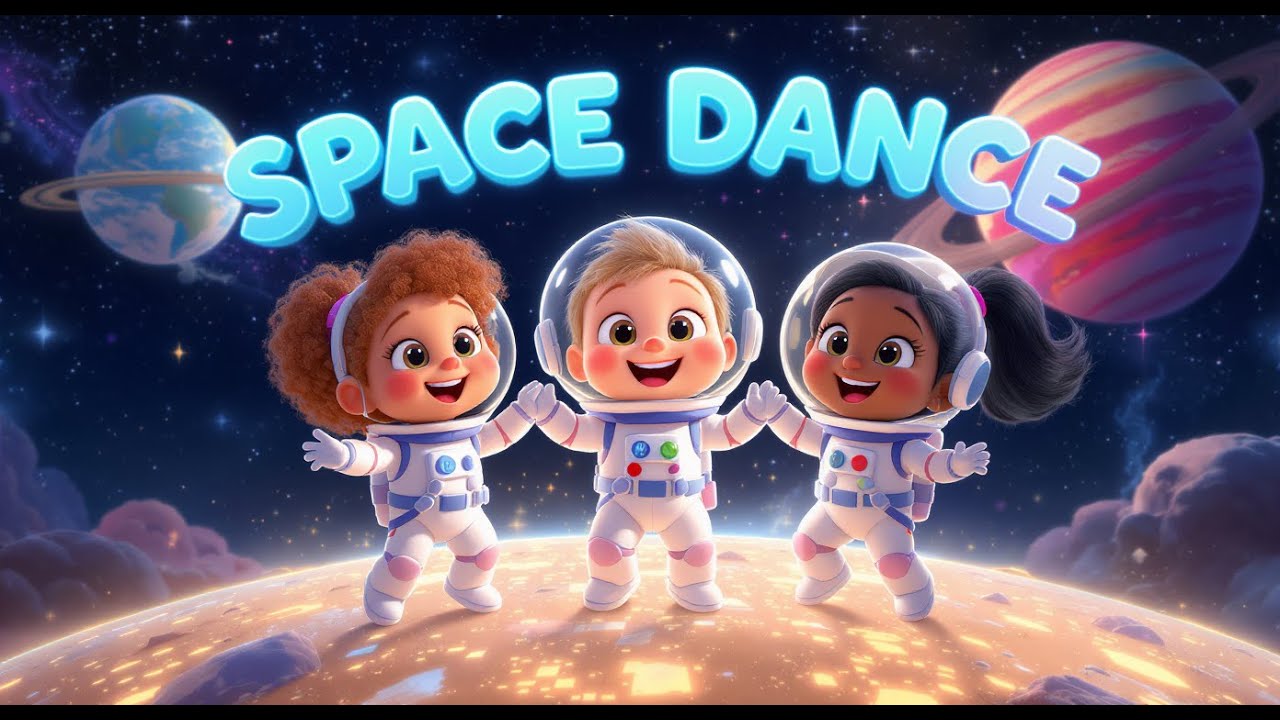 🚀 Space Dance Adventure! | Fun Dance Moves for Kids 🌟 - YouTube