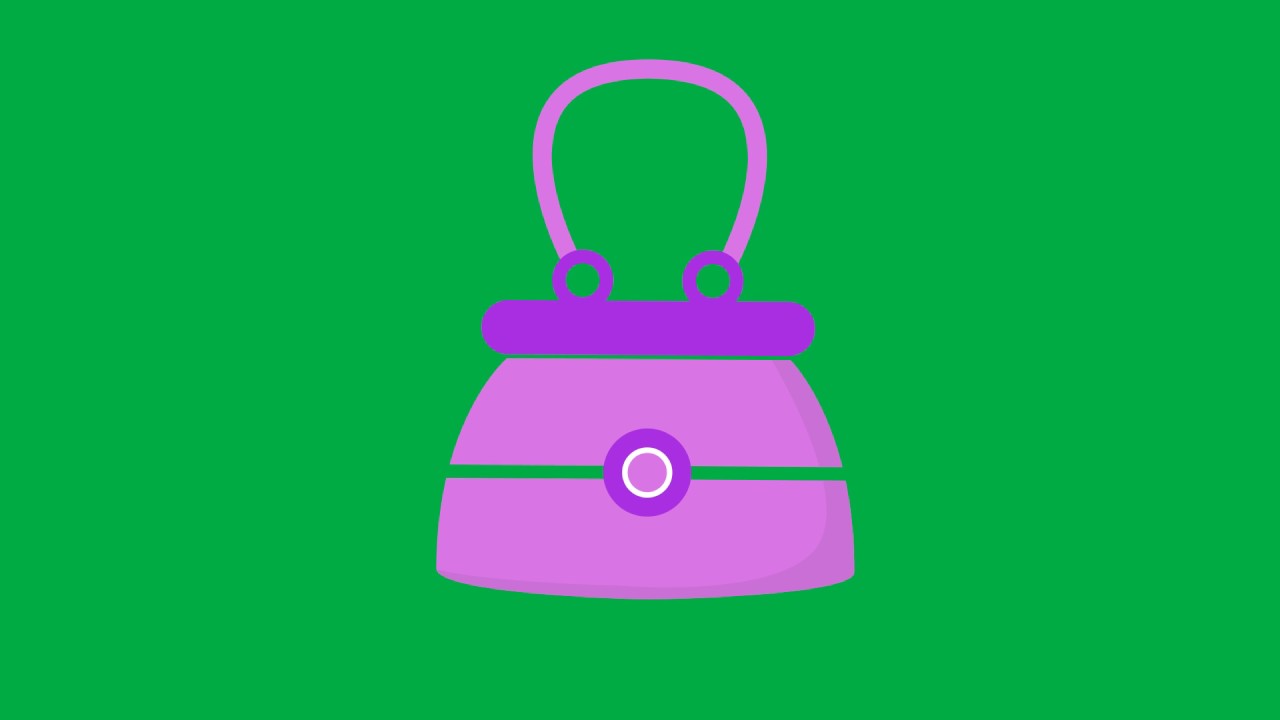 Animated Purse Green Screen - YouTube