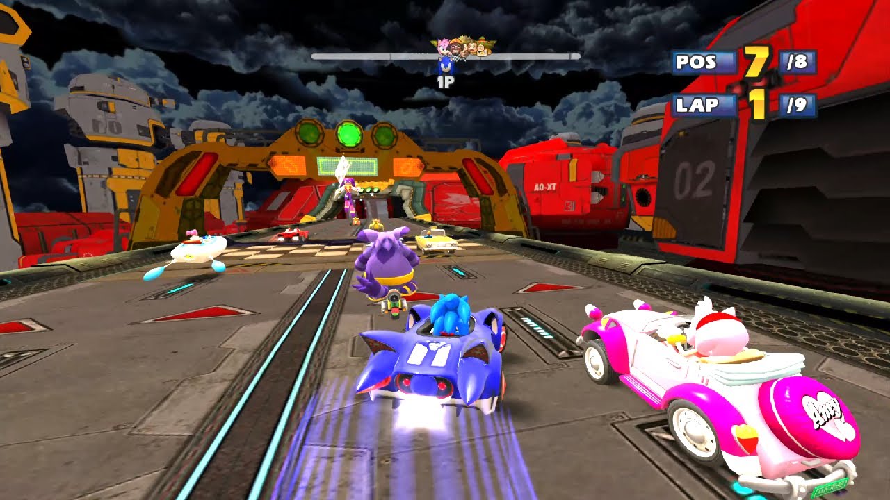 SONIC Thunder Deck 9 Laps Expert (Request) Sonic & Sega All-Stars ...