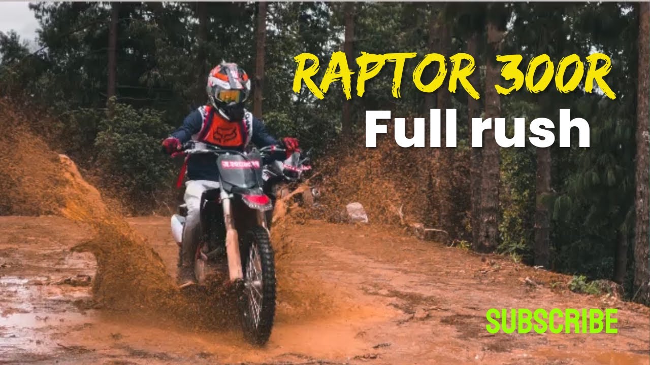 RAPTOR 300r FULL RUSH ON OFF-ROAD WITH RC200 - YouTube
