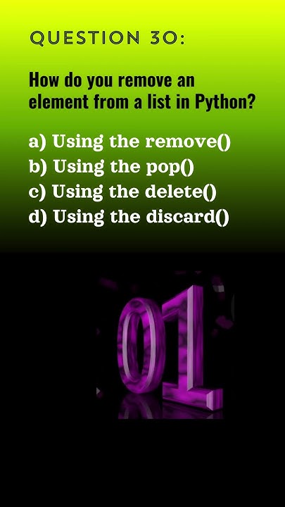 Python Qn 30 Python Questions And Answers Tech Ns Arena Programmingquiz Youtube 4525