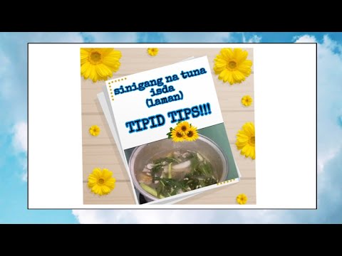 sinigang na tuna isda with laman/how to cook - YouTube